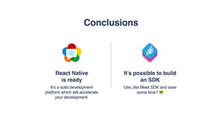 Going Mobile with React Native and WebRTC | PPT