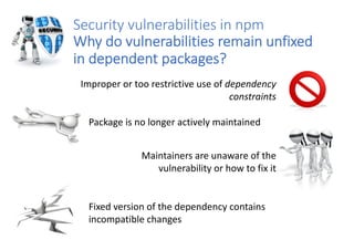FOSDEM 2020 Presentation: Comparing dependency management issues across ...
