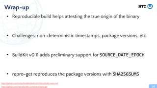 [FOSDEM2023] Bit-for-bit reproducible builds with Dockerfile | PPT | Free download