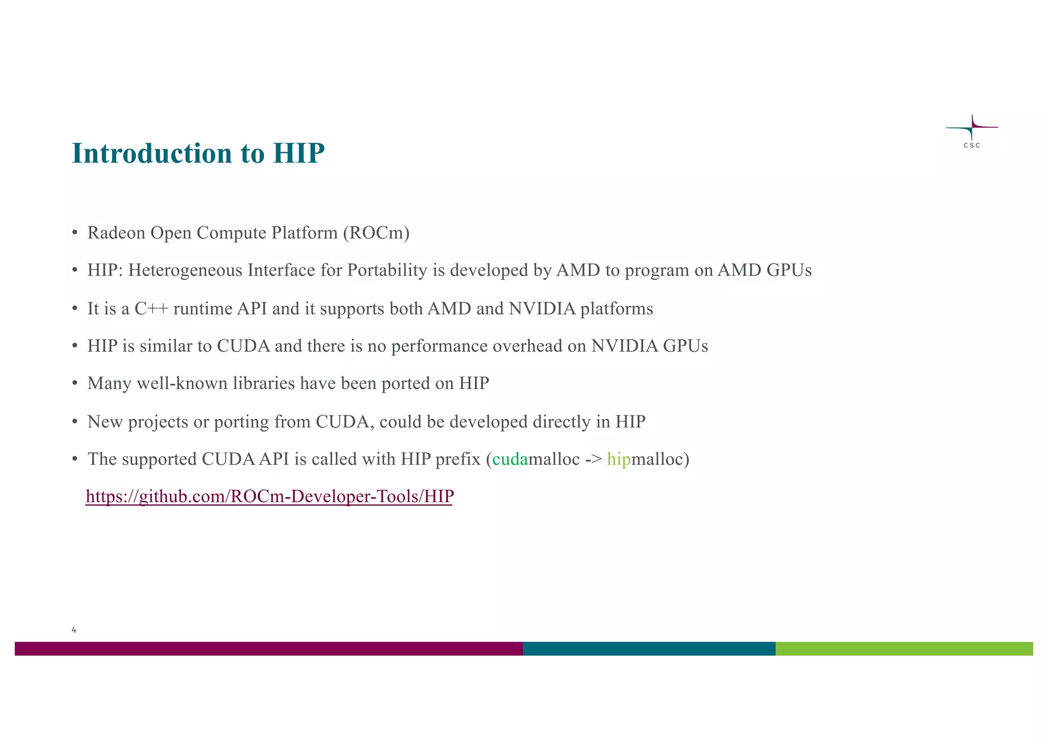 Utilizing AMD GPUs: Tuning, programming models, and roadmap | PPT