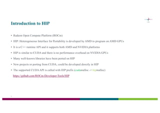 Utilizing AMD GPUs: Tuning, programming models, and roadmap | PPT