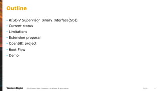 The future of RISC-V Supervisor Binary Interface(SBI) | PDF