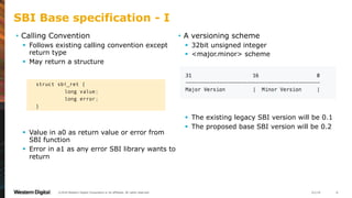 The future of RISC-V Supervisor Binary Interface(SBI) | PDF