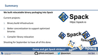 Binary Packaging for HPC with Spack | PDF | Programming Languages | Computing