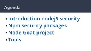 Hacking NodeJS applications for fun and profit | PPT