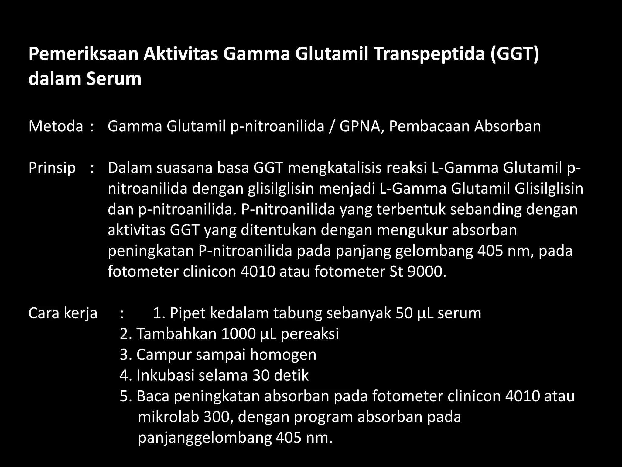 Fosfatase dan ggt (gamma glutamil transpeptidase) | PPTX