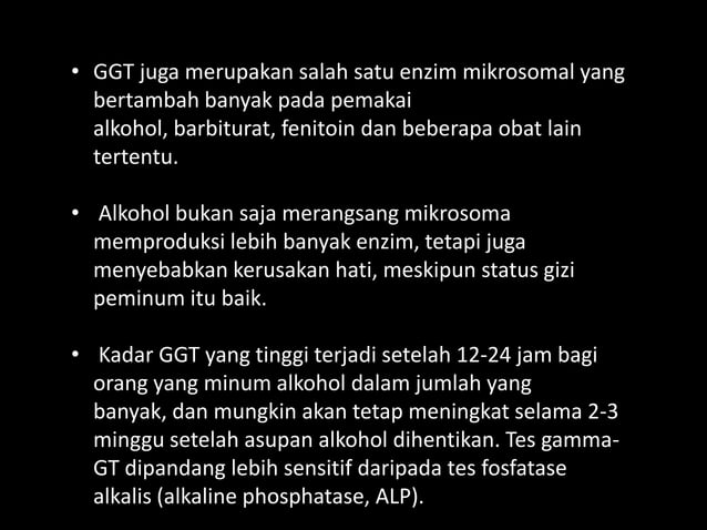 Fosfatase dan ggt (gamma glutamil transpeptidase) | PPTX