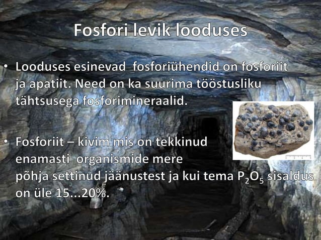 Fosfori presentatsioon | PPT