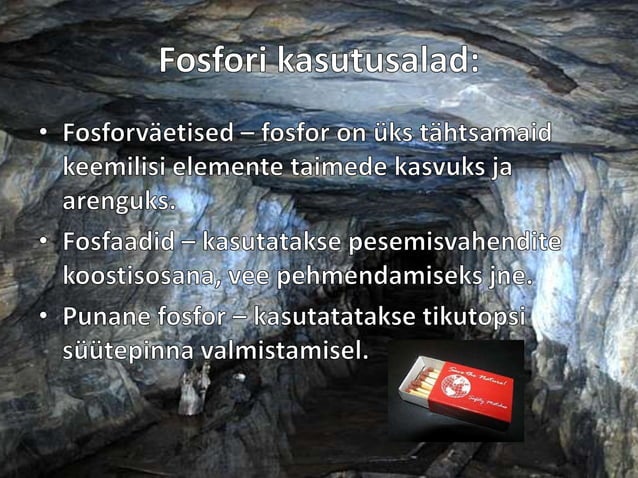 Fosfori presentatsioon | PPT