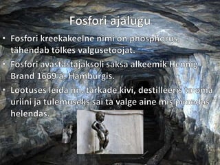 Fosfori presentatsioon | PPTX