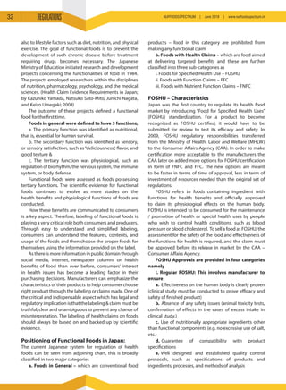 FOSHU Regulation in JAPAN 2018 | PDF
