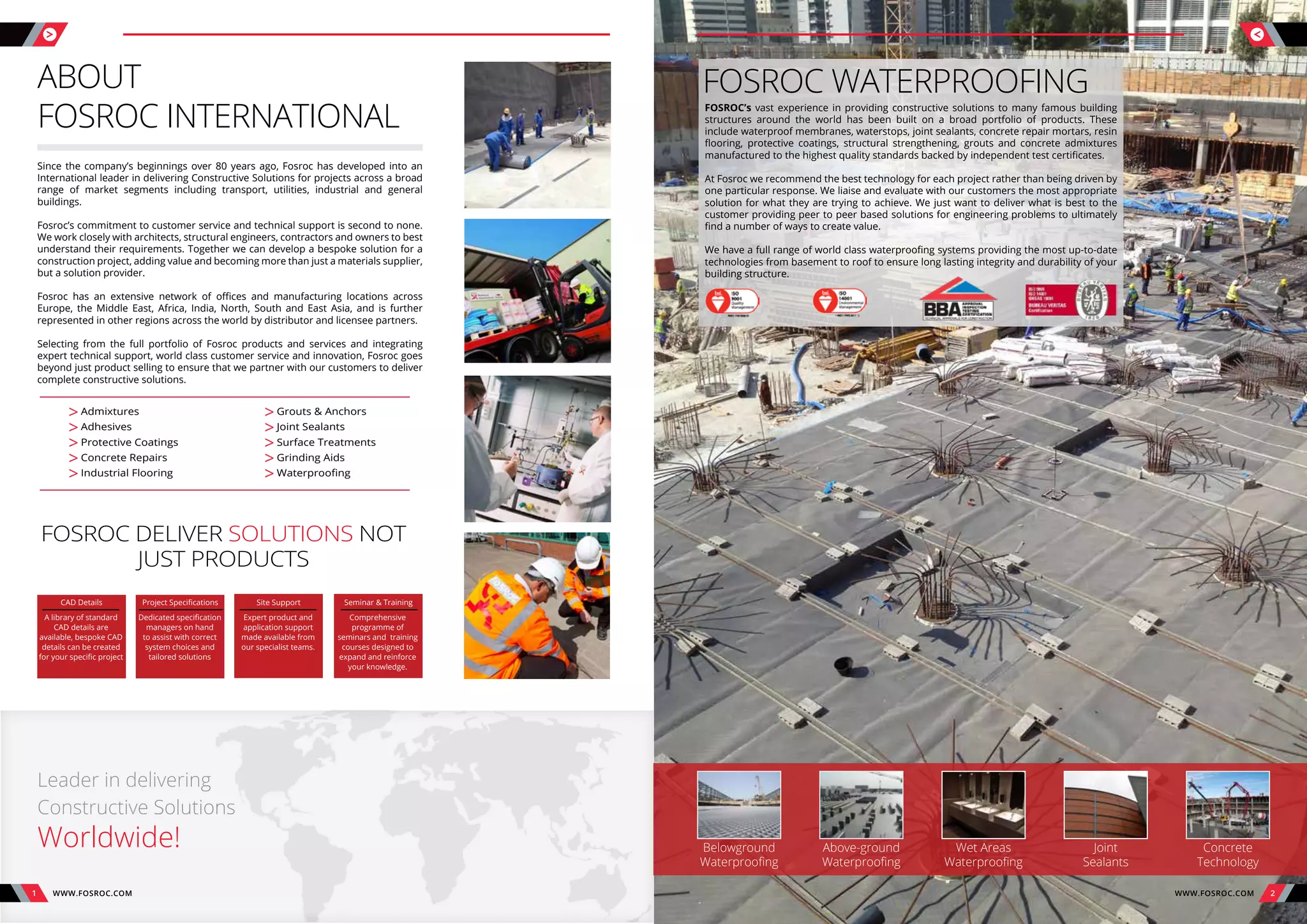 Fosroc waterproofing-brochure (1) | PDF
