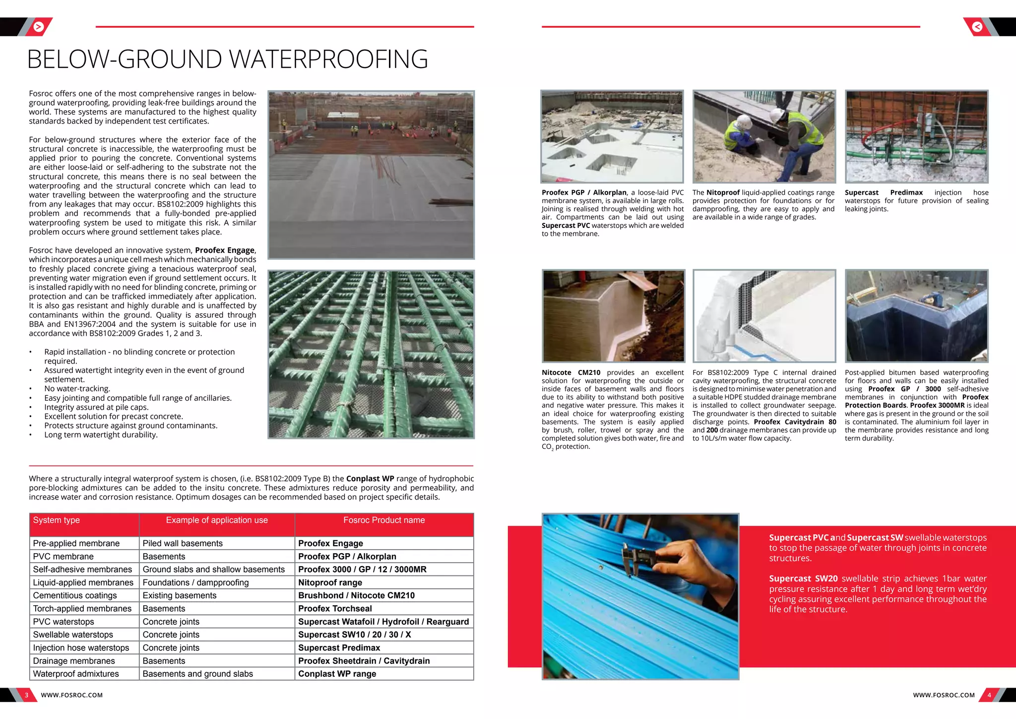 Fosroc waterproofing-brochure (1) | PDF