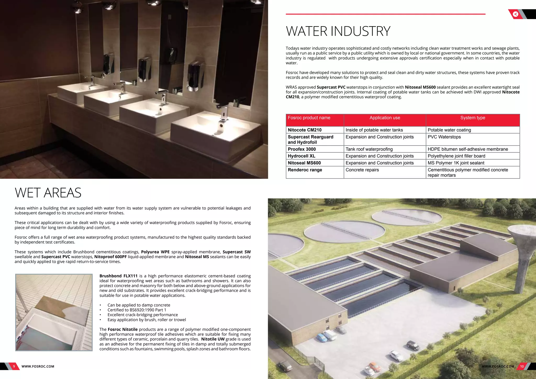 Fosroc waterproofing-brochure (1) | PDF