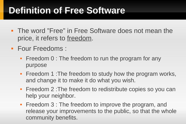 FOSS Introduction | PPT