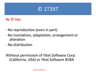 Choosing the iText Solution that is right for you: Community or ...