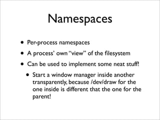Unix++: Plan 9 from Bell Labs | PDF