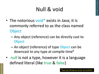 Thinking in C/C++, coding in Java | PPTX