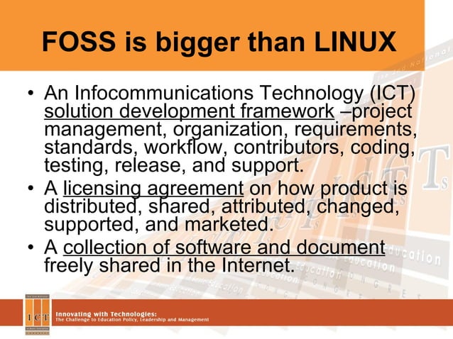 FOSS in Education | PPT
