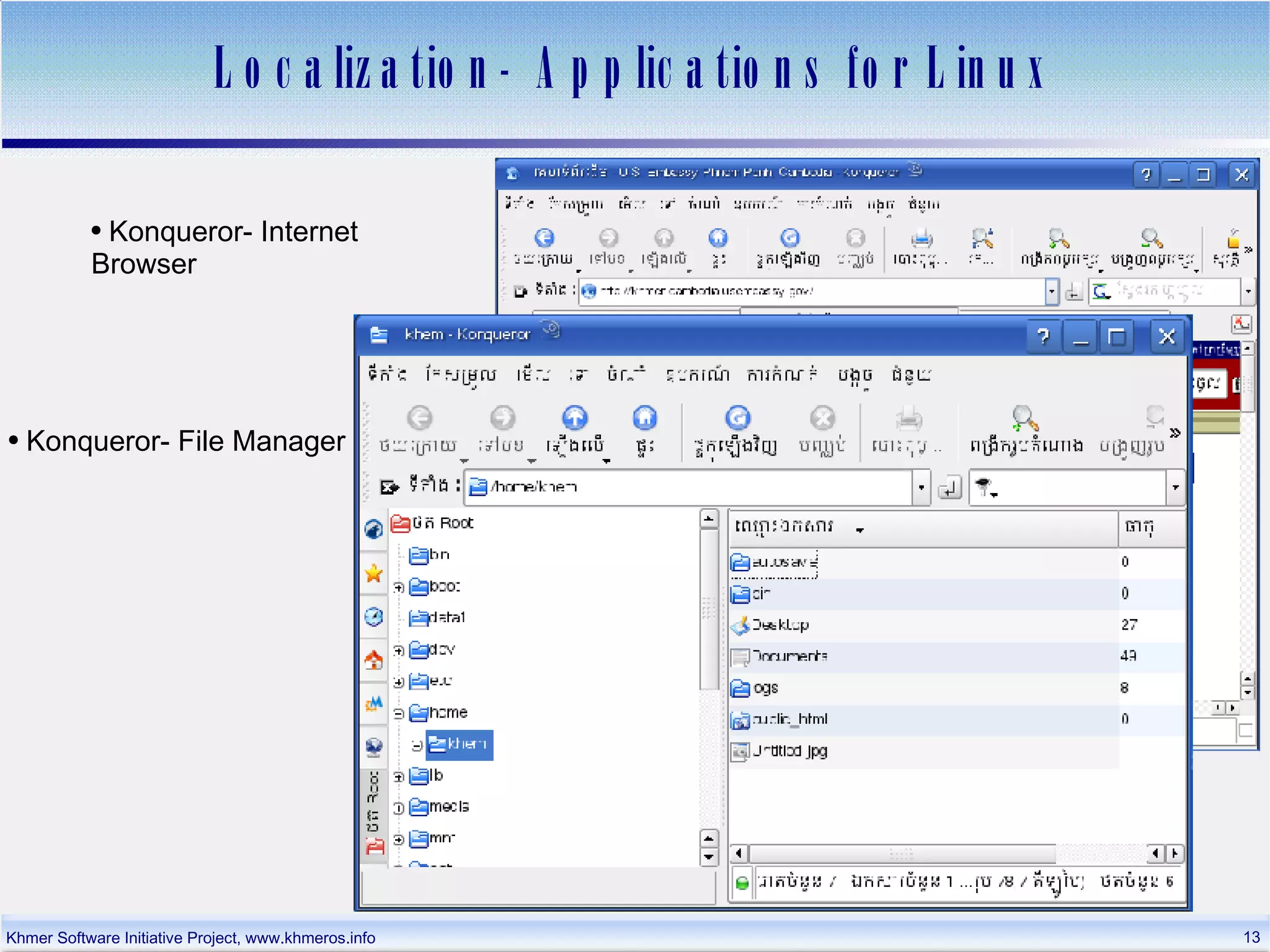 FOSS with Khmer OS | PPT