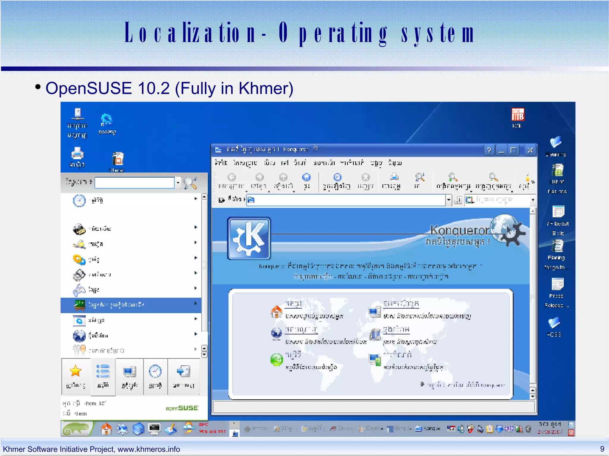 FOSS with Khmer OS | PPT