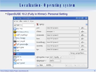FOSS with Khmer OS | PPT
