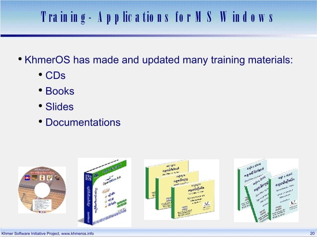 FOSS with Khmer OS | PPT