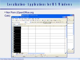 FOSS with Khmer OS | ODP