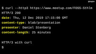 HTTP/3 in curl | PPT