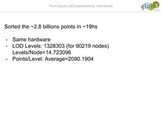 Glob3 Mobile. Point Cloud Streaming | PPT