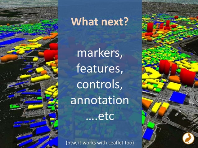 FOSS4G-NA 2012 : ReadyMap - OpenLayers in 3D | PPT