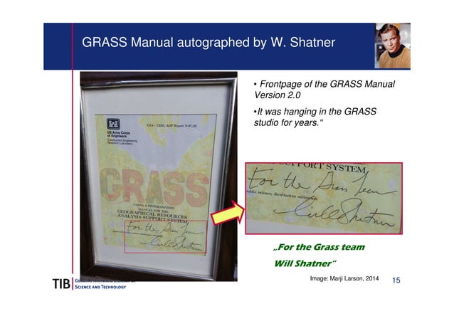 First public screening of the high resolution version of the GRASS GIS ...