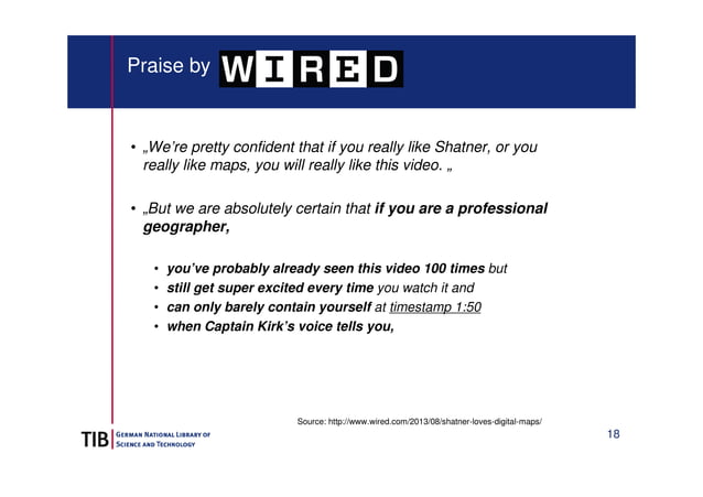 First public screening of the high resolution version of the GRASS GIS ...