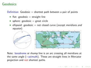 Geodesic algorithms: an experimental study | PDF