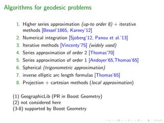 Geodesic algorithms: an experimental study | PDF