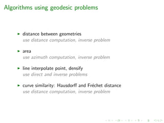 Geodesic algorithms: an experimental study | PDF