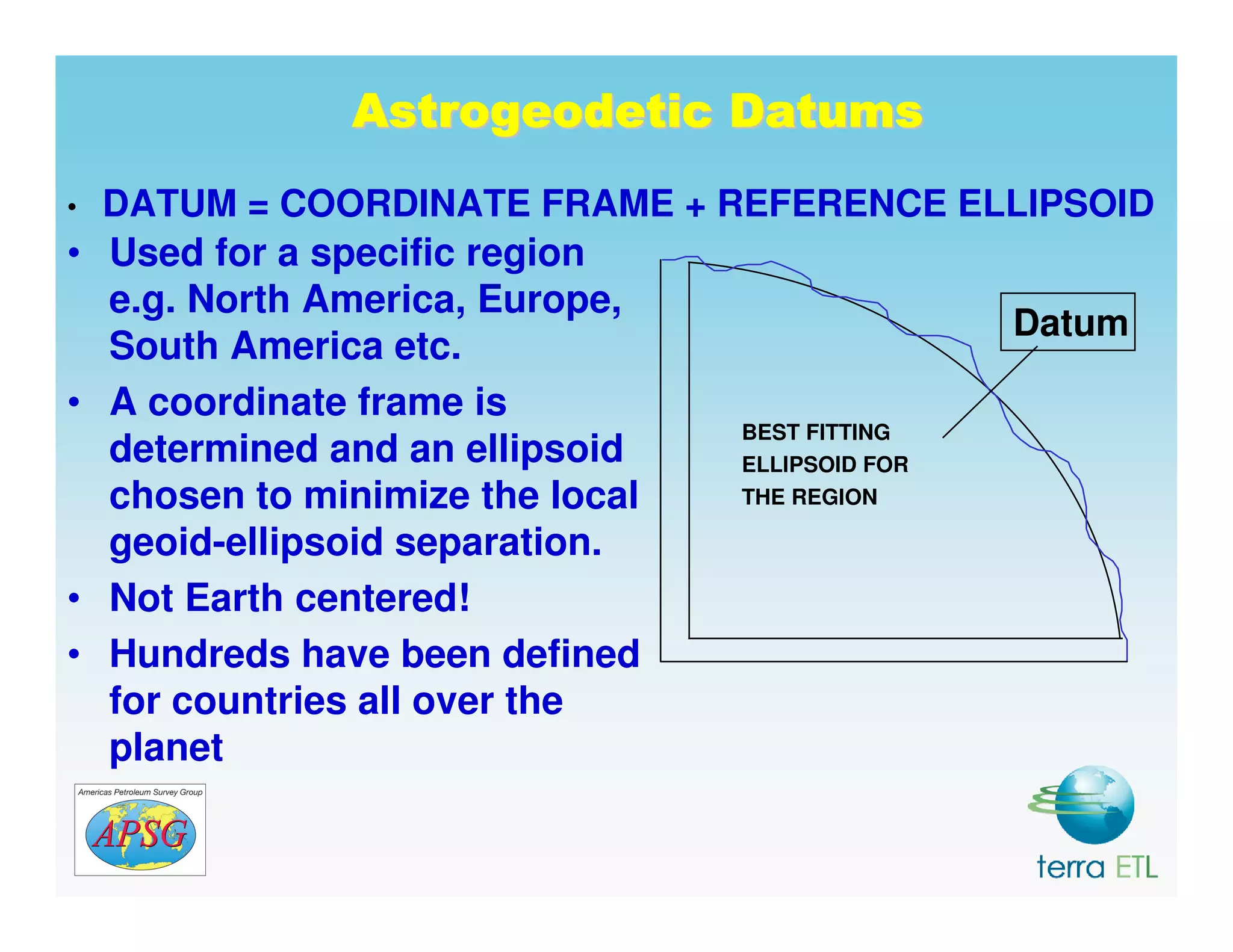 Geodesy, Map Projections - Introduction | PDF