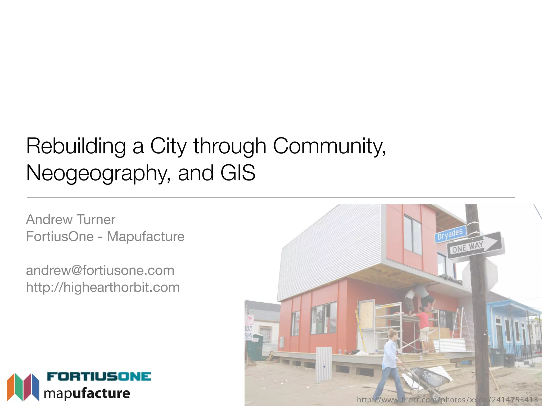 Rebuilding a City through Community Participation, Neogeography and GIS | PDF | Geography | Science