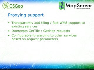 mod-geocache / mapcache - A fast tiling solution for the apache web server | PPT