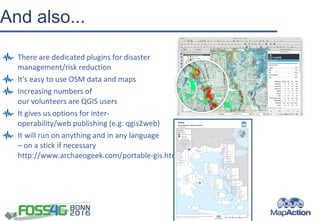 MapAction: Humanitarian Capacity Building and Preparedness with QGIS | PPT