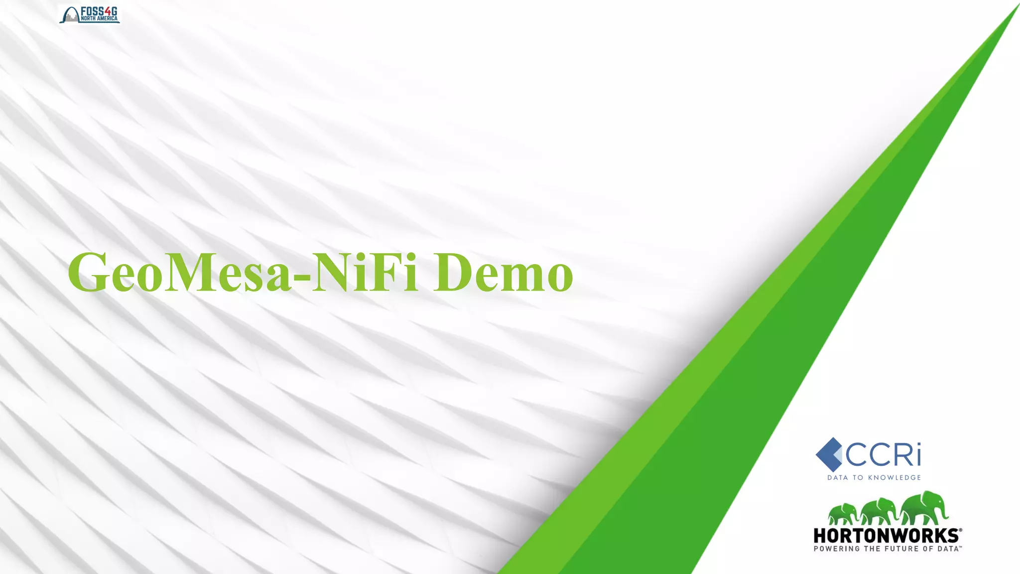 Drag and Drop Open Source GeoTools ETL with Apache NiFi | PDF