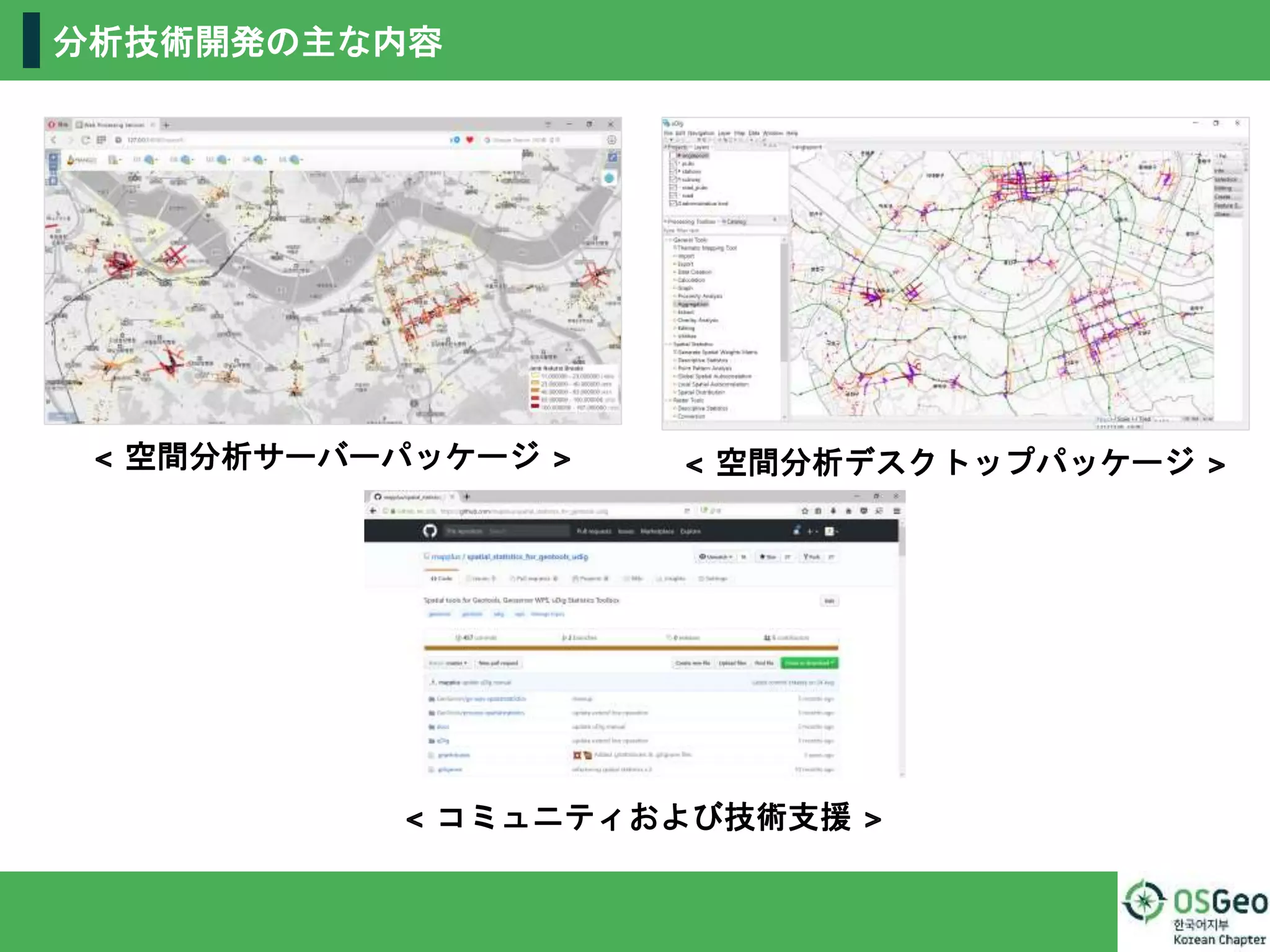 [FOSS4G2018Tokyo] Development of geospatial data analysis technology based on open source. | PPT