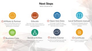 State of OSGeo Thailand, activities and challenges of Open Source ...