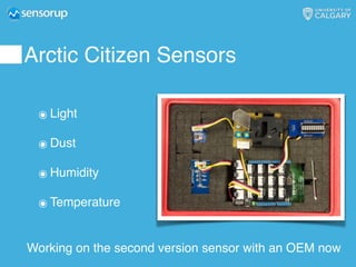 Arctic Web Map, PolarMap.js, Arctic Sensor Web, and Arctic Citizen ...