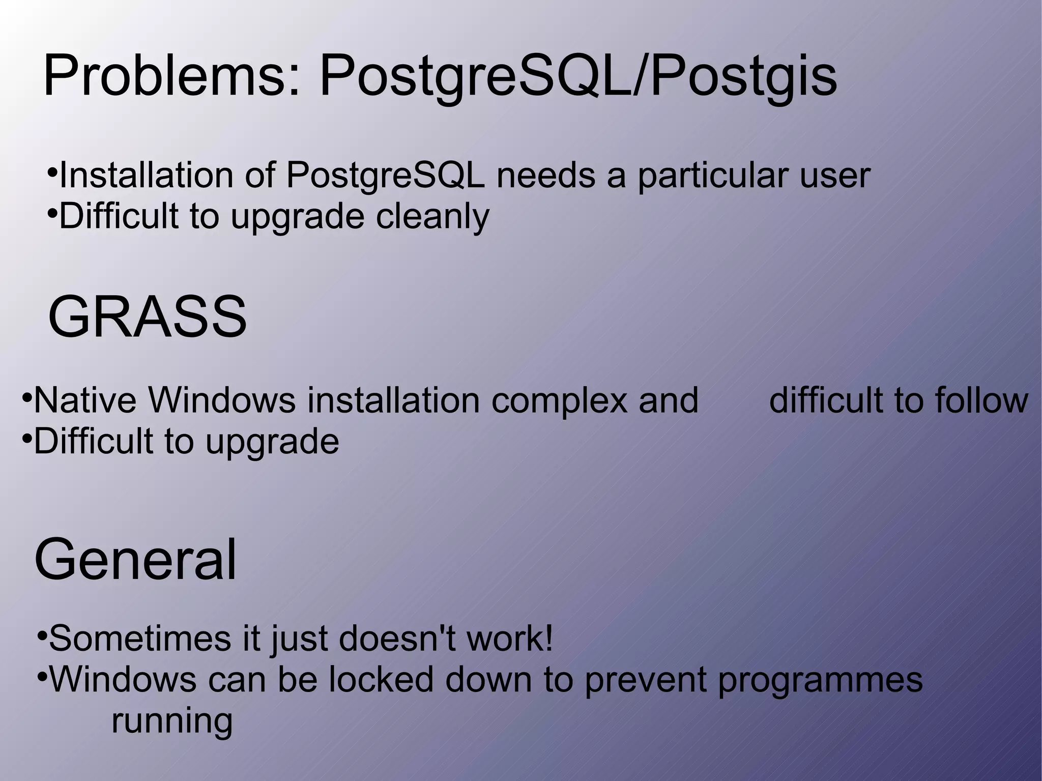 Foss4g Portable Gis | PPT | Computing | Technology & Computing