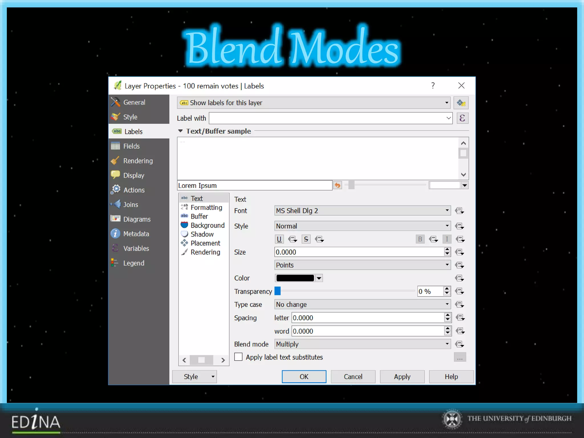 Draw Effects & Blend Modes in QGIS | PPTX