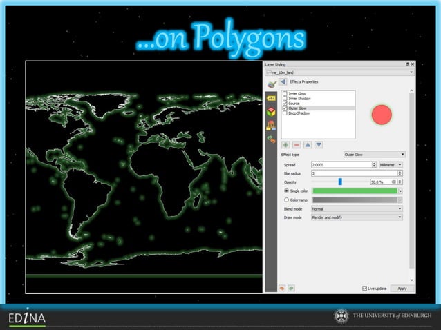 Draw Effects & Blend Modes in QGIS | PPTX