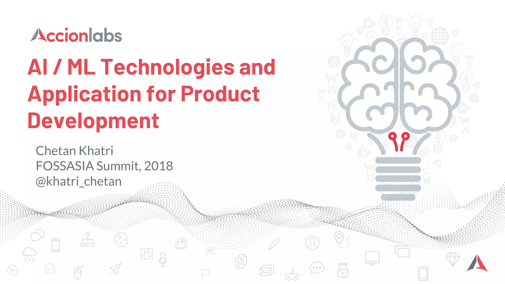 Fossasia ai-ml technologies and application for product development ...