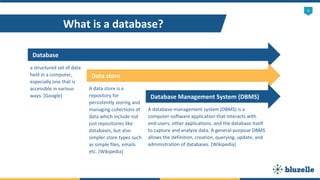 Bluzelle - A Decentralized World Database | PDF
