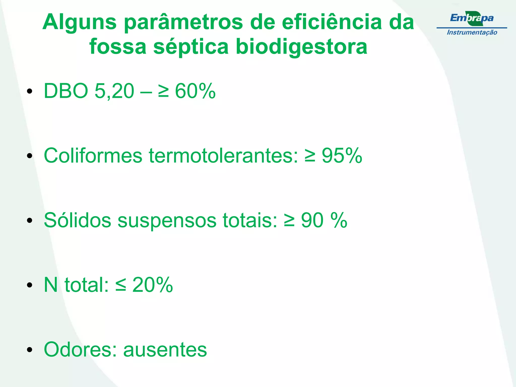 Fossa séptica biodigestora o que é e como funciona | PDF